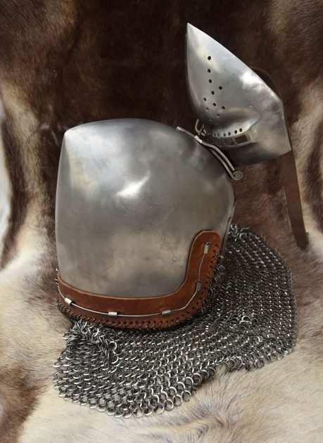 Bassinet 14th century, klappvisor, HMB HMB - Armour, Body Protection ...