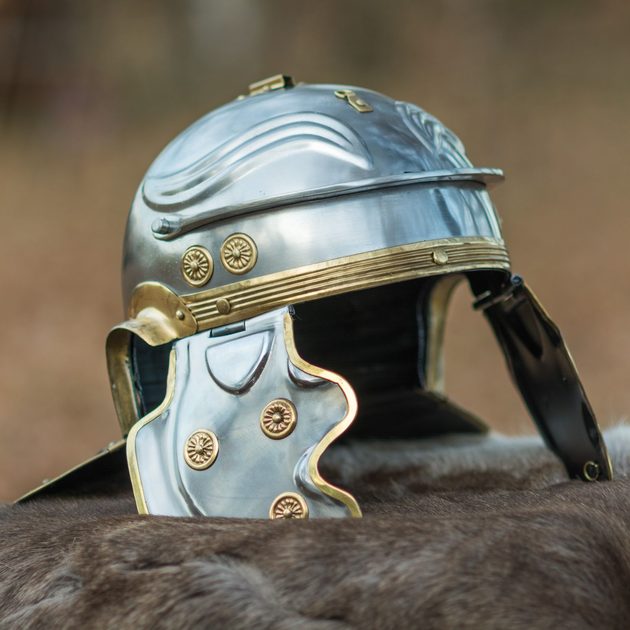 ROMAN HELMET, Imperial Gallic H, Augsburg-Oberhausen - wulflund.com