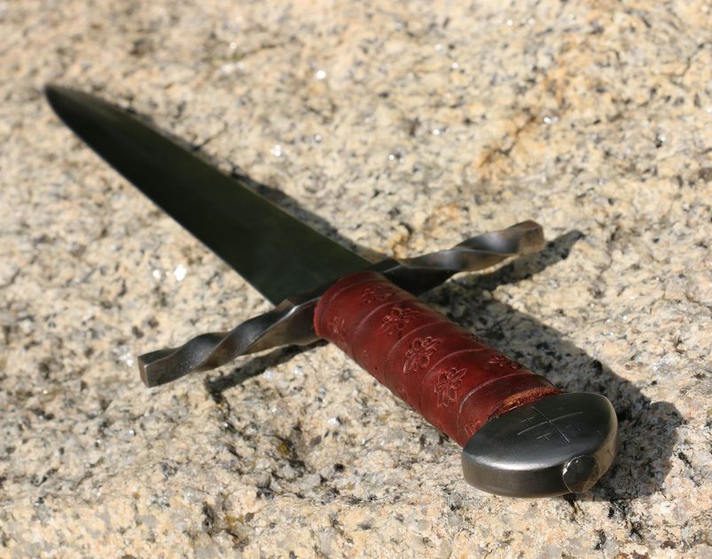 ROSENBERG, geschmiedete Dolch scharfe Dolche Dolche, Waffen - wulflund.com