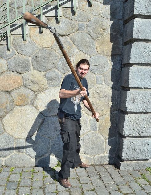 FLAIL, Hussite war weapon, replica Blunt weapons Polearms, Weapons ...