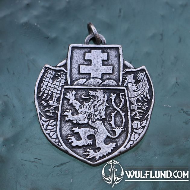 Czechoslovak Legion, coat of arms, Pendant, zinc Drakkaria All pendants ...