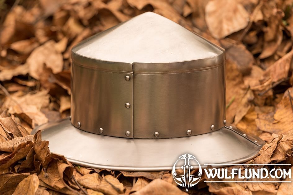 Hussite Kettle Hat Helmet medieval helmets Helmets, Armour Wulflund