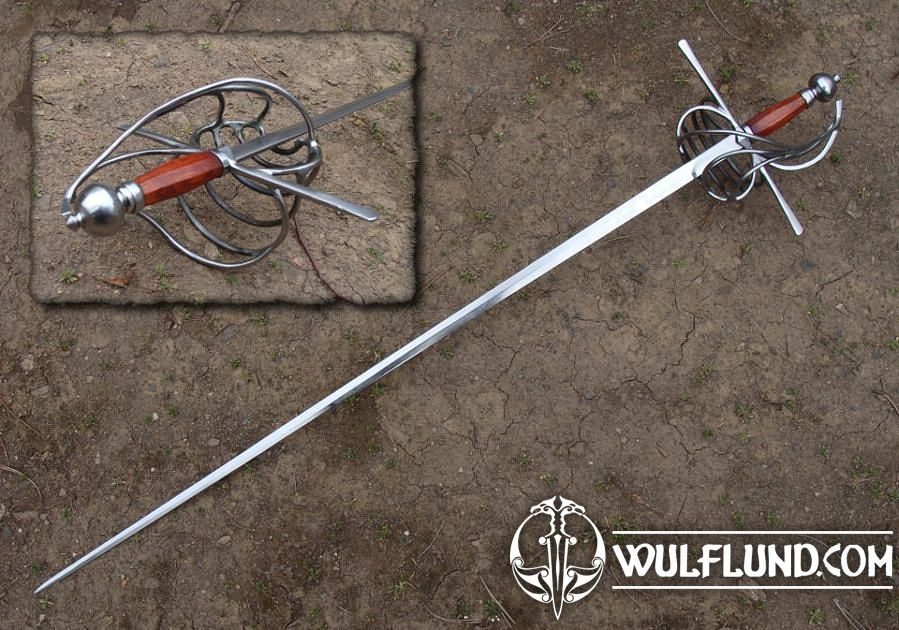 RAPIER WITH WOODEN HILT I renaissance swords, rapiers, sabres swords ...