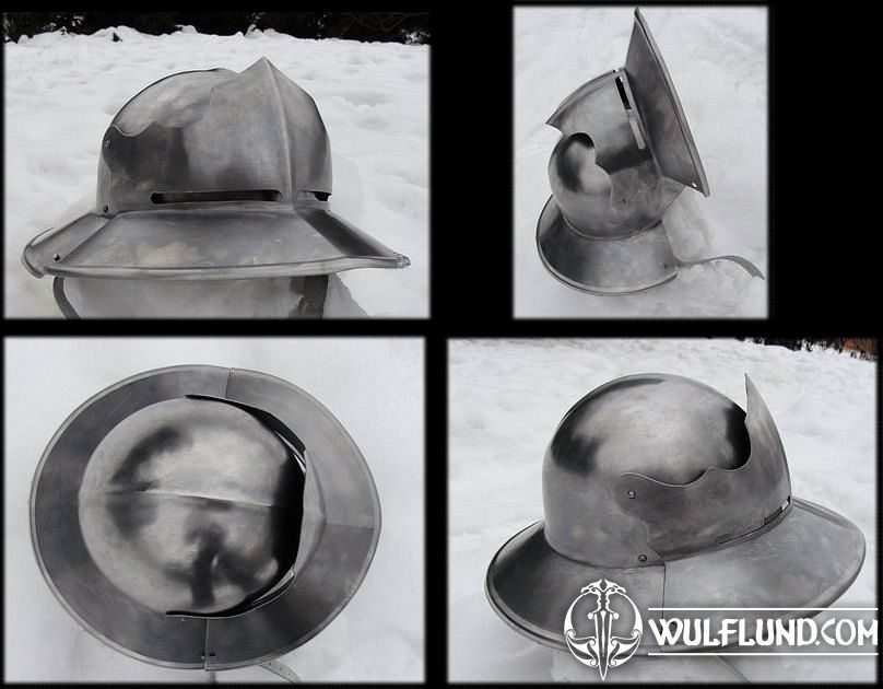 IRON HAT WITH MOVEABLE VISOR - wulflund.com