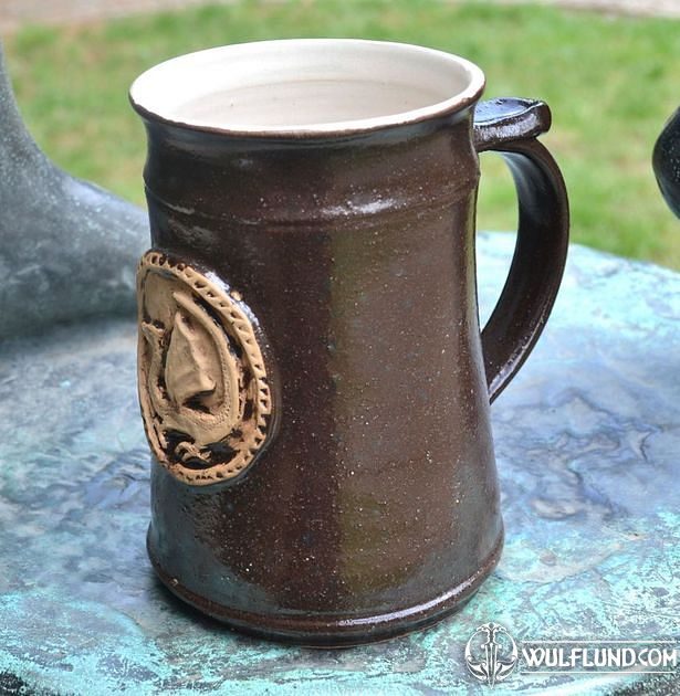 MEDIEVAL CERAMIC MUG WITH DRAGON historical ceramics Ceramics, Glass ...