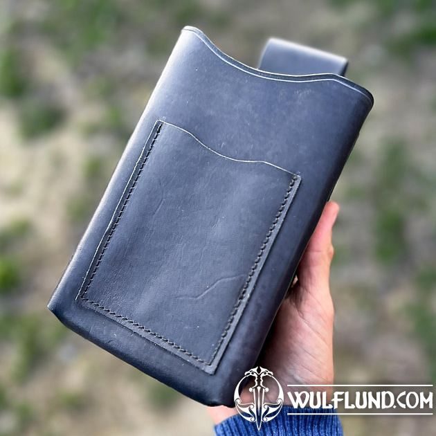 LEATHER CASHIER - case, black Drakkaria Leather Wallets Leather ...