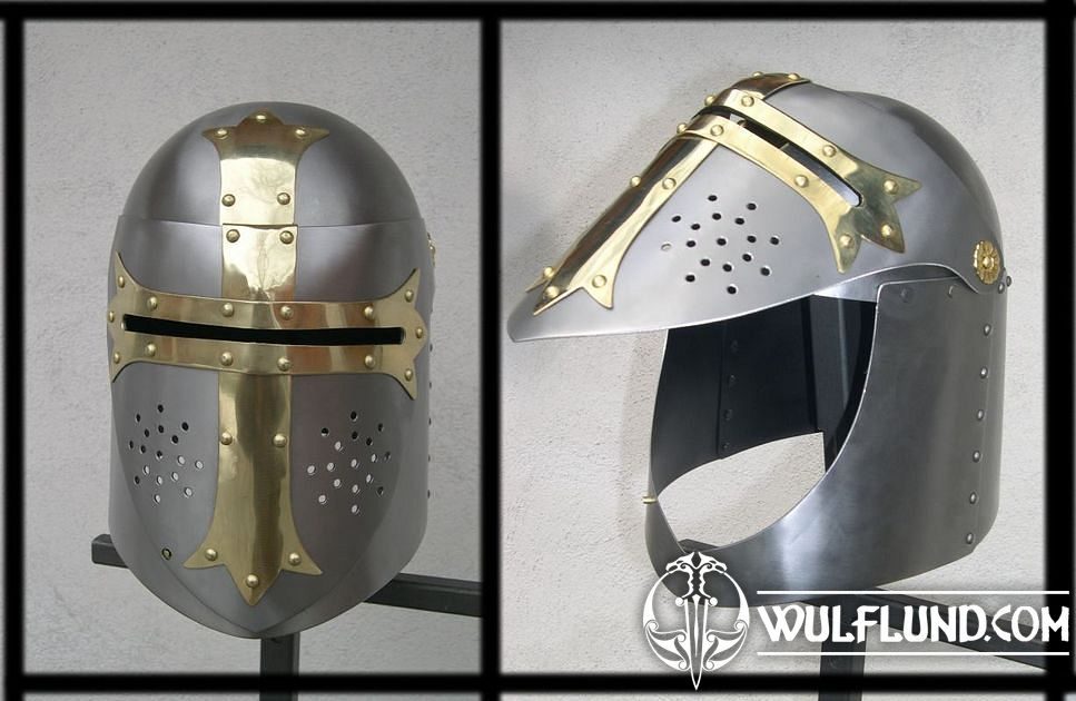 MEDIEVAL CROSS HELMET - HELMETS - SHOP - ESHOP - wulflund.com