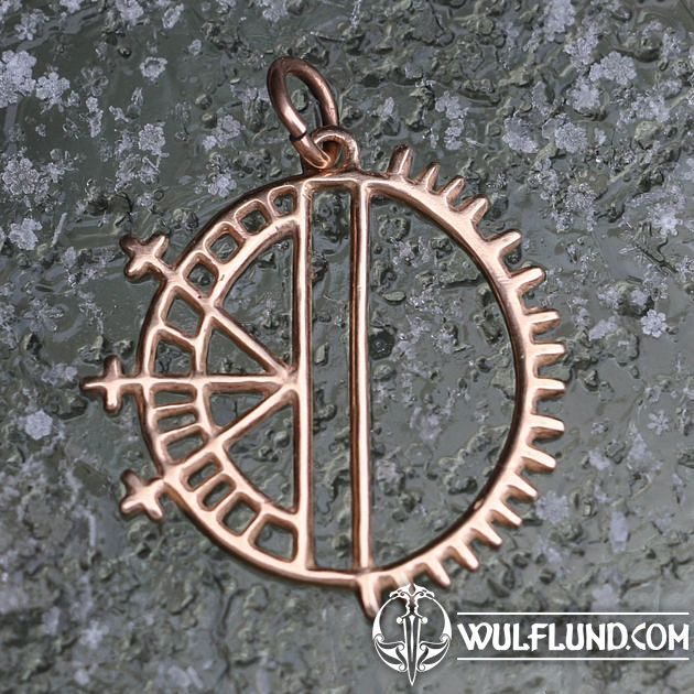 BEAIVI and MANO, Sun and Moon, Sami Pendant, bronze Drakkaria pendants ...