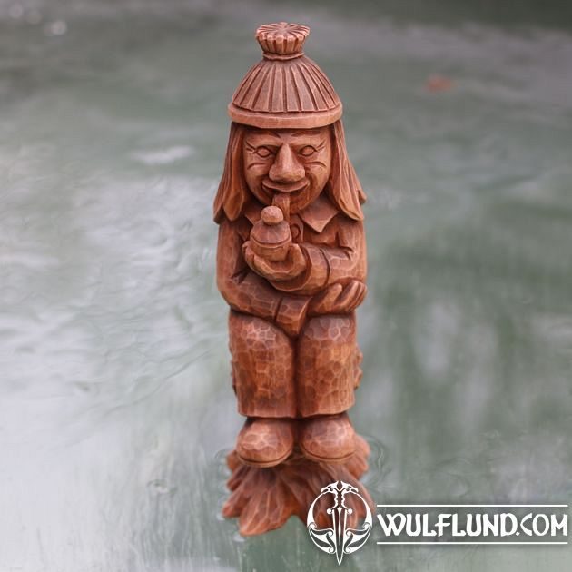 VODNIK - Water Spirit, wooden carved figurine wooden statues, plaques ...