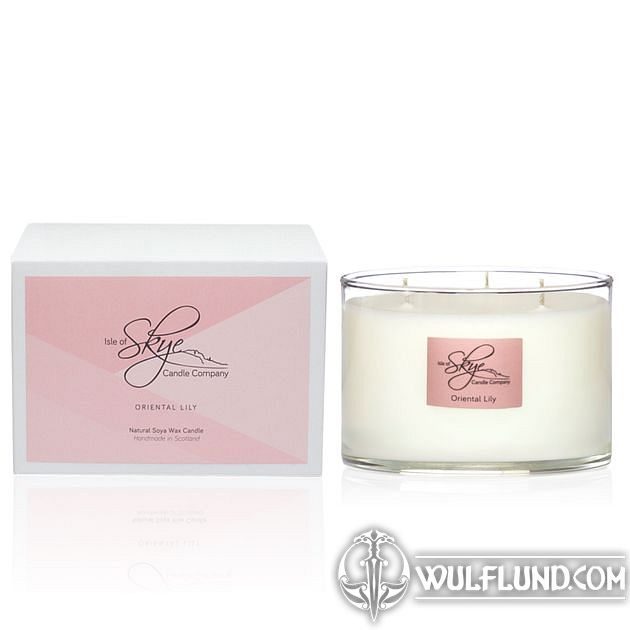 Oriental Lily 3 Wick Candle scented candles We make history come alive!