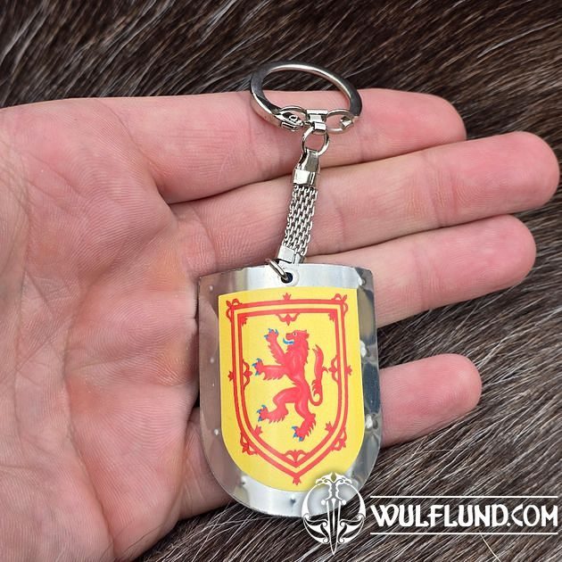 SCOTLAND, MEDIEVAL SHIELD, keychain, metal, handmade keychains ...