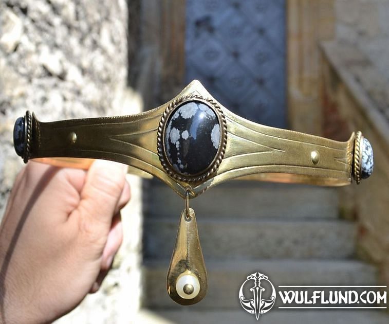 BATHORY - CROWN, obsidian tiaras, crowns Shoes, Costumes - wulflund.com