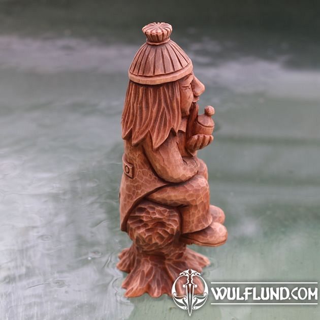 VODNIK - Water Spirit, wooden carved figurine wooden statues, plaques ...