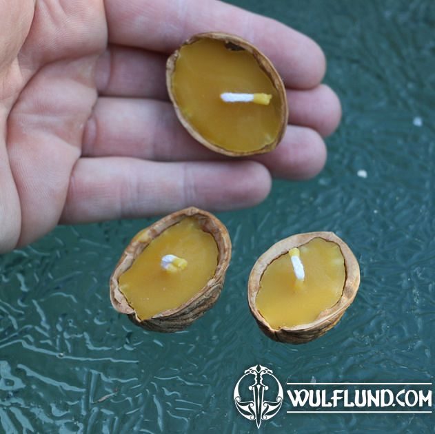 Floating nut - beeswax candle in shell Candles Aromatherapy, Home decor ...