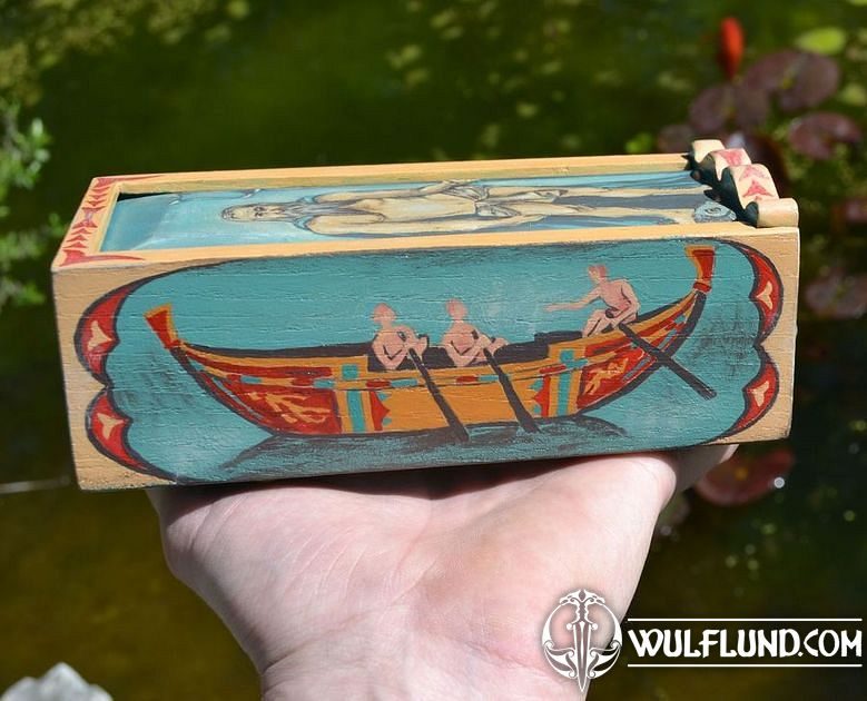 NEPTUNUS, Ancient Rome Wooden Box, replica Statues, chests Woodcarving ...