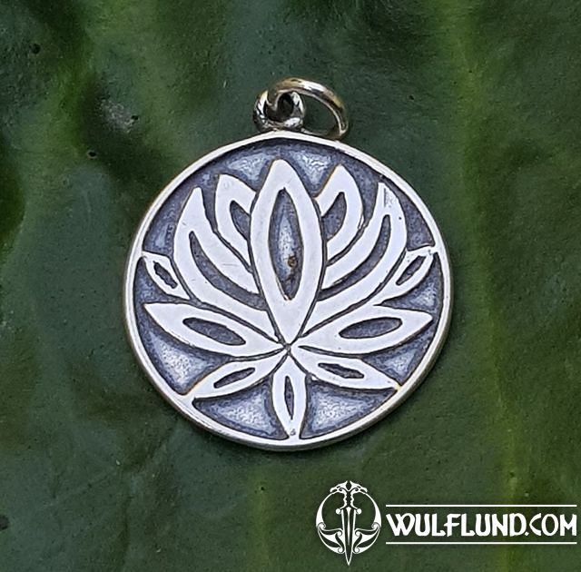 Sacred Lotus Flower, silver pendant pendants Silver jewellery We make ...