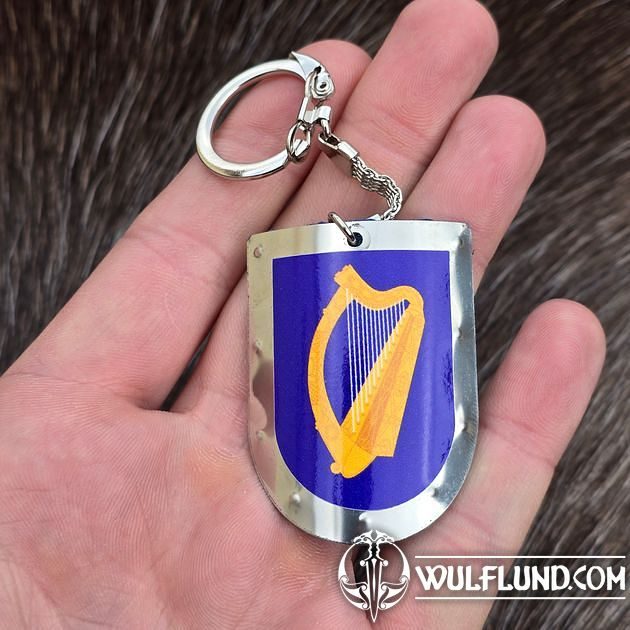 IRELAND, MEDIEVAL SHIELD, keychain, metal, handmade keychains Jewellery ...