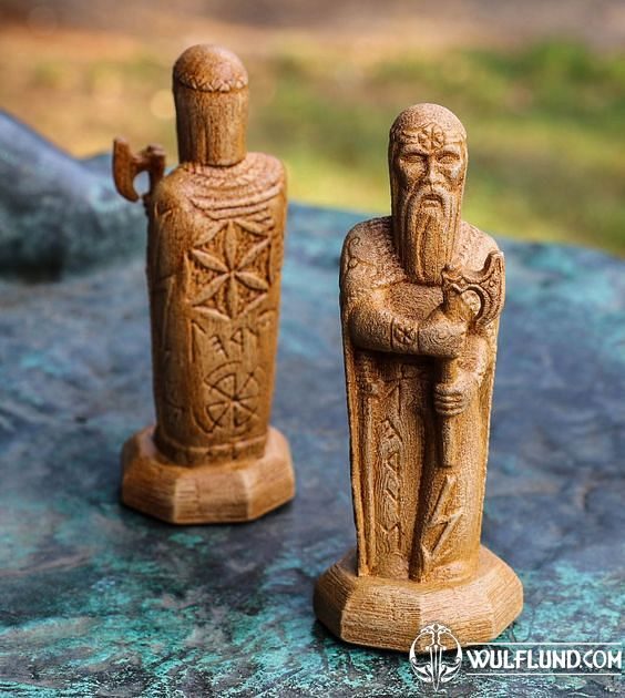 PERUN, God of Thunder, Slavic Statue slavic statues, Bohemia, Moravia ...