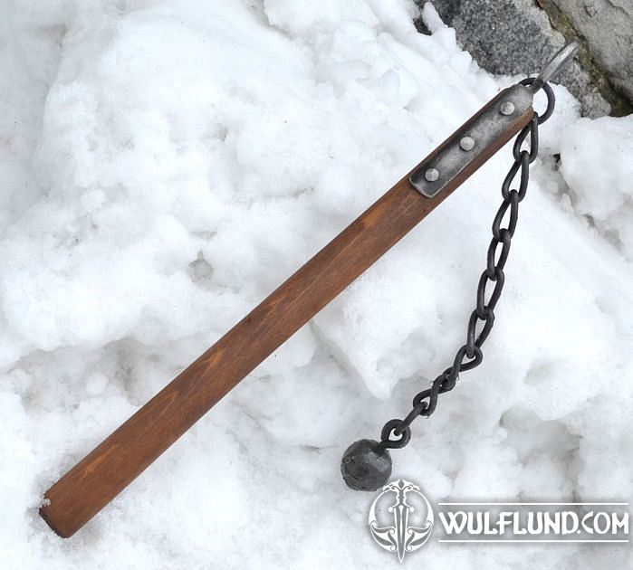 FLAIL, medieval weapon, 14th century, replica Blunt weapons Polearms ...