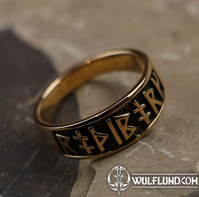 RUNIC RING from bronze bronze historical jewels Jewelry - bronze, zinc ...