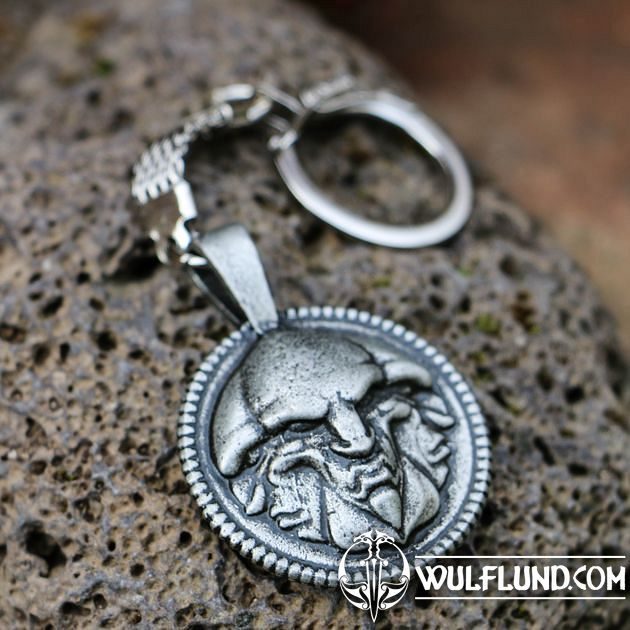 TRIGLAV Slavic God, Keychain, zinc Drakkaria keychains Jewelry - bronze ...