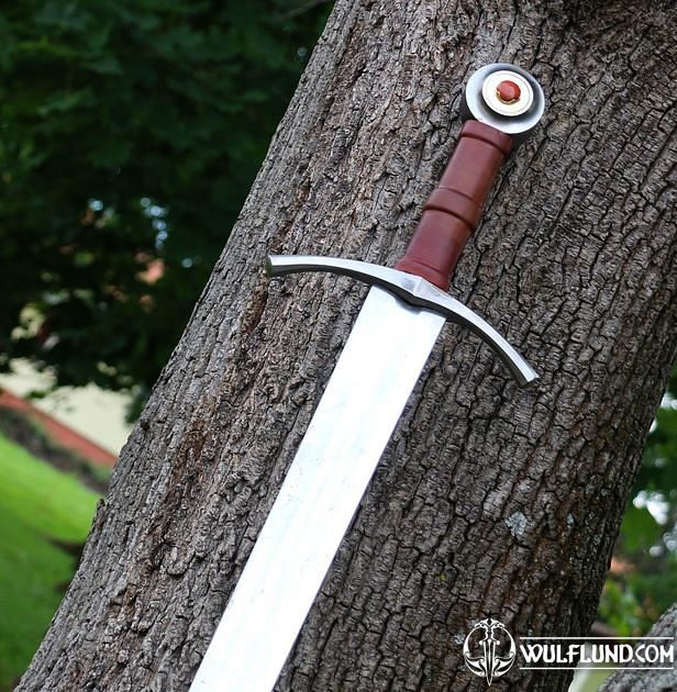 CAROLUS REX, medieval sword forged, sharp replica Drakkaria Medieval ...