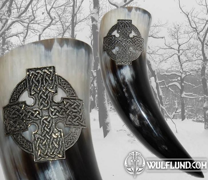 HORNS CROSS DECORATIVE HORNS CELTIC Wulflund.com - Manufacture of ...