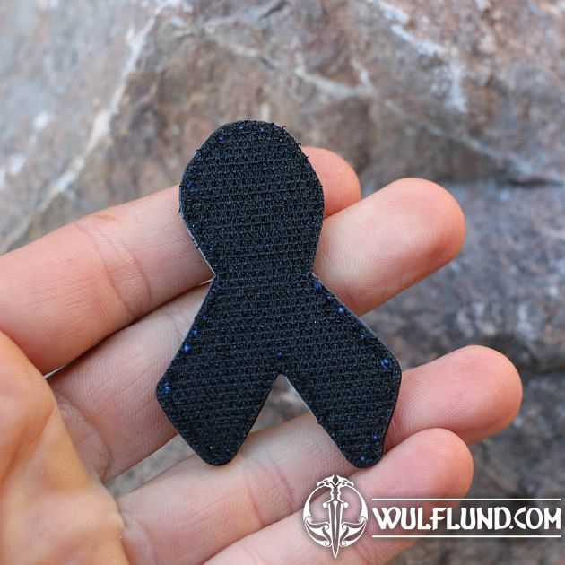 Thin Blue Line Ribbon Rubber Patch Police support Patches und ...