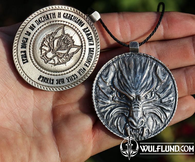 WOLF - Witcher, Fenrir, medailon, talisman, amulet Wulflund.com ...