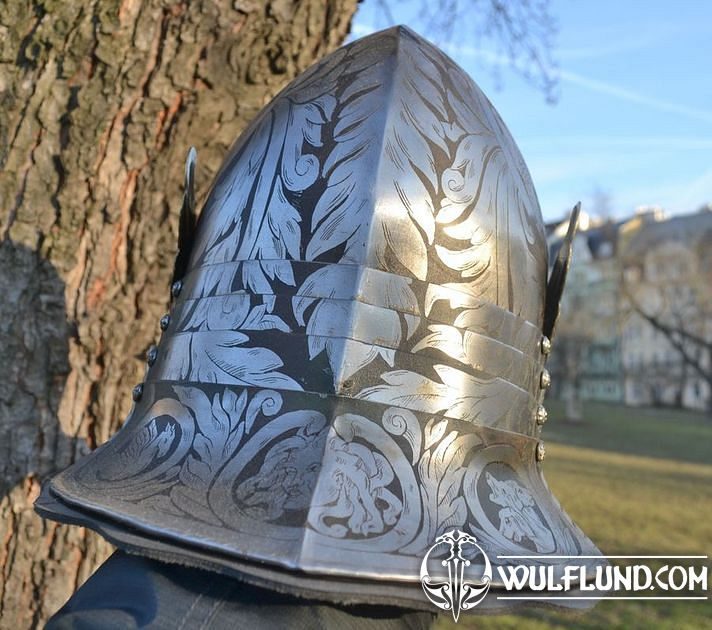 PERSEUS, luxury etched renaissance helmet other helmets Helmets, Armour ...