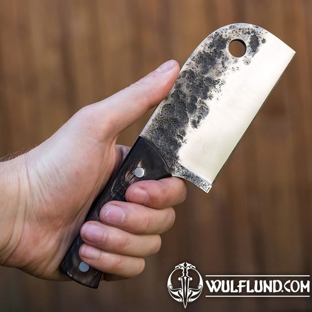 SAURUS, forged cleaver, knife knives Weapons - Swords, Axes, Knives We ...