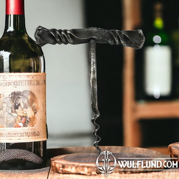 FORGED WINE CORKSCREW forged products Smithy Works, Coins Wulflund.com ...