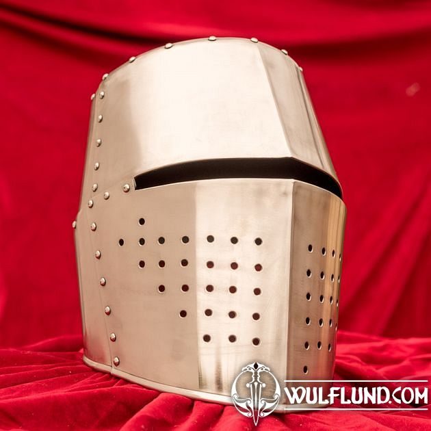 GREAT TEMPLAR HELMET medieval helmets Helmets, Armour Wulflund.com ...