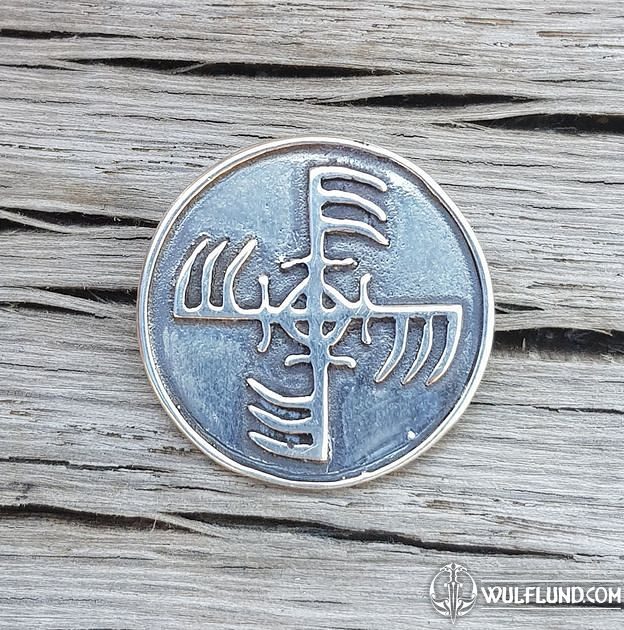 GINFAXI, isländische magische Rune, Silber Drakkaria Anhänger - Schmuck ...