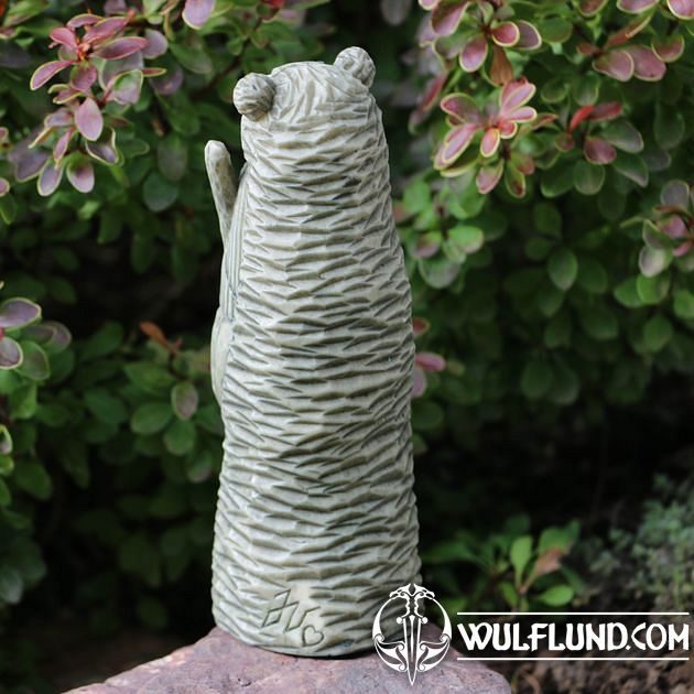 VELES, Slavic God, statuette artificial stone slavic statues, Bohemia ...