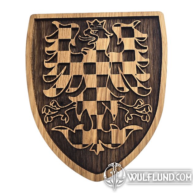 ADLER, mittelalterliches Wappen im Schild groß Holzgemälde Home decor ...