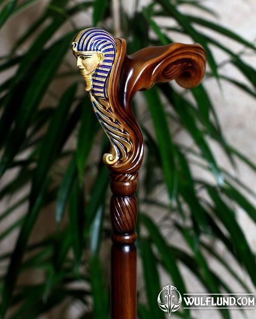 Pharaoh - Walking Stick, Cane Walking Canes Wood Wulflund.com ...