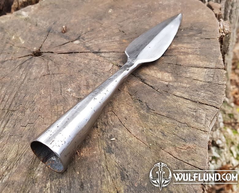 HAND FORGED SPEAR - polished forged products Smithy Works, Coins Wulflund