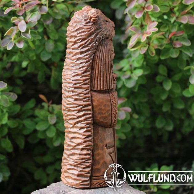 VELES, Slavic God, statuette artificial stone, brown slavic statues ...