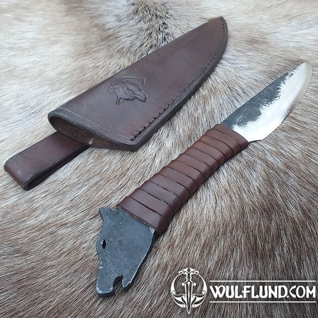WOLF - Werwolf KUDLAK, Messer mit SCHEIDE Drakkaria Historische Messer ...