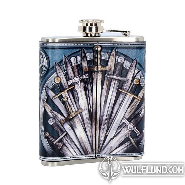 Medieval Sword Hip Flask 7oz bottles, hip flasks Leather Products ...