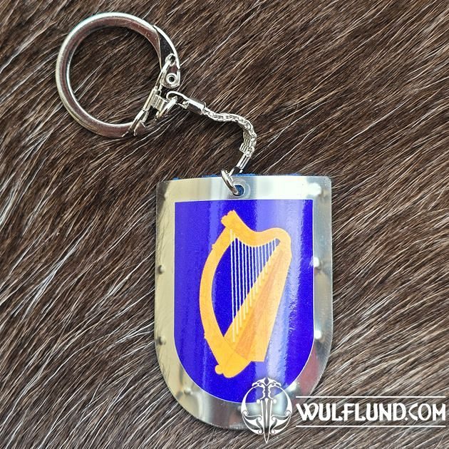 IRELAND, MEDIEVAL SHIELD, keychain, metal, handmade keychains Jewellery ...
