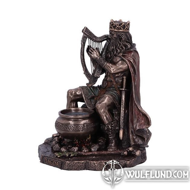 Dagda King of Tuatha De Danann 18.5cm figures, lamps, cups Pagan ...
