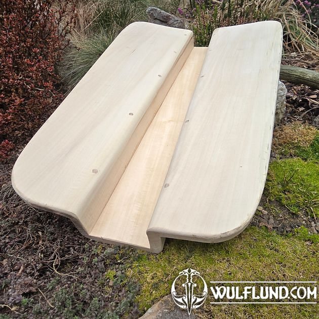 PAVISE MEDIEVAL SHIELD, wooden body Drakkaria battle ready shields ...