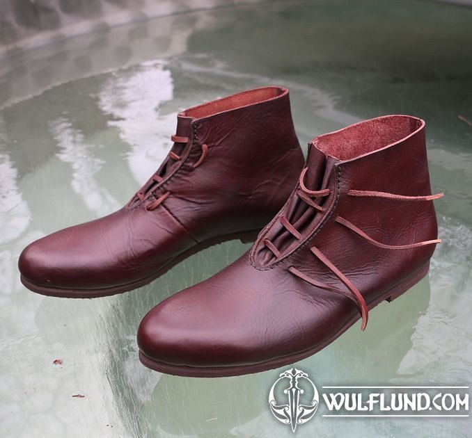 LEIF, bottes en cuir haut médiéval - Vikings Chaussures viking et ...