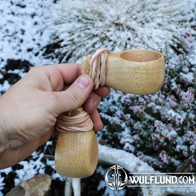 Finnish Kuksa Atom, mini / set of 2 Kuksa Wooden tableware, Feasting ...