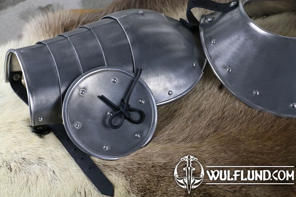 Bevor and Pauldrons The Royal Guard Duralumin - Costume Rental ...