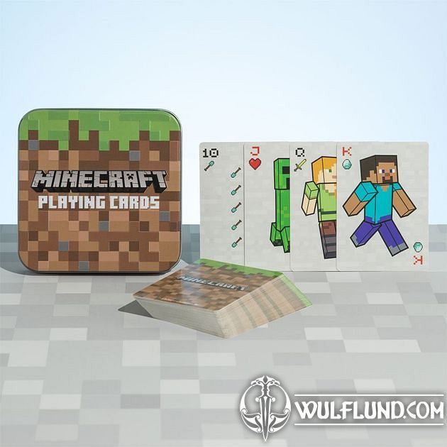 MINECRAFT playing cards Licensed Merch - films, games Wulflund.com ...