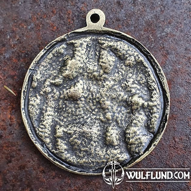 MEDIEVAL FALCONER Moravia Magna zinc Pendant Drakkaria Middle Ages ...