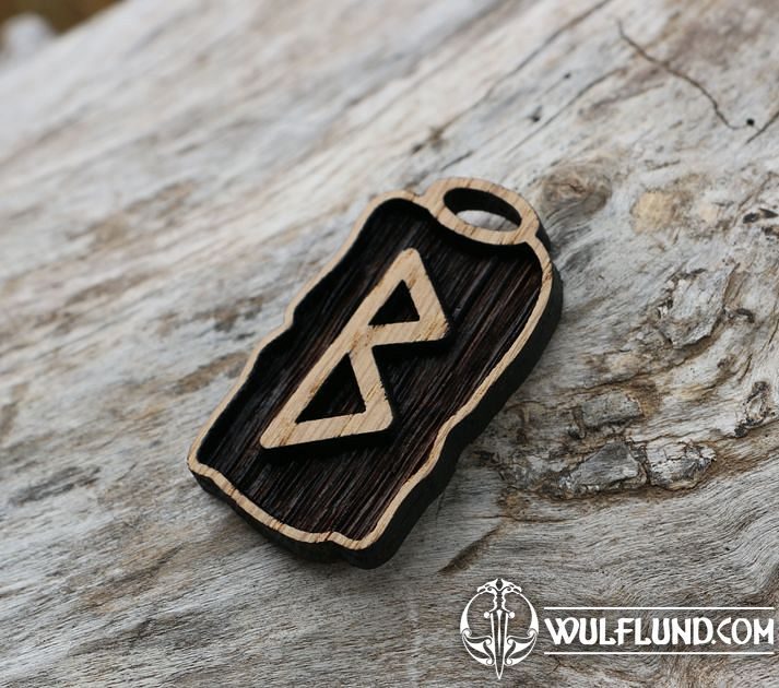 BERKANO - Rune - Futhark, Wood Kadlus rune pendants amulets and ...